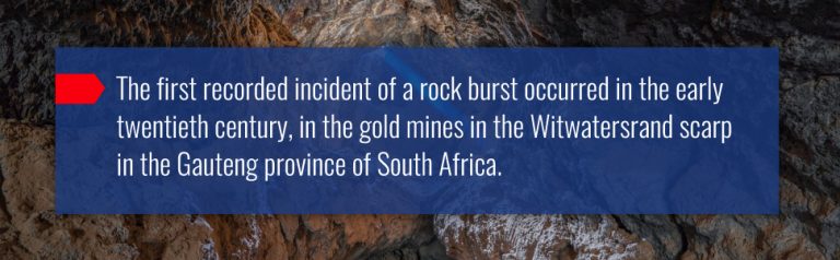 Protecting Miners from Rock Bursts | T.M. International